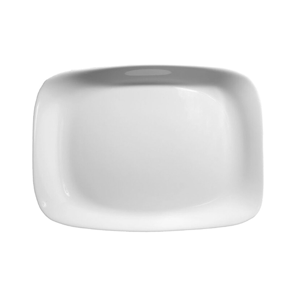 Lot De 6 Assiette Rectangulaire PARMA 22x16 Cm | DOKANI